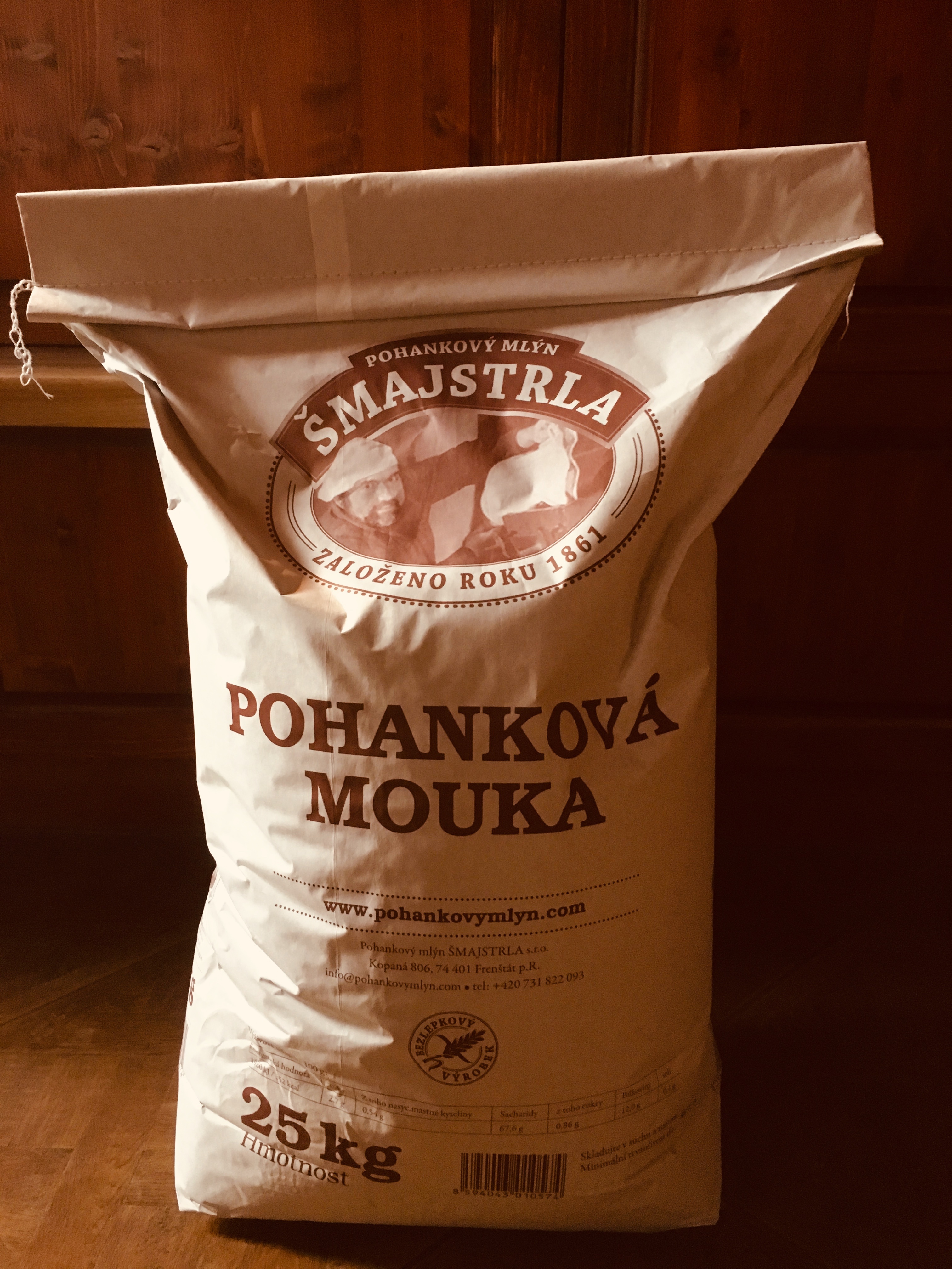 Pohanková MOUKA 25 KG - Pohankový mlýn Šmajstrla s.r.o.